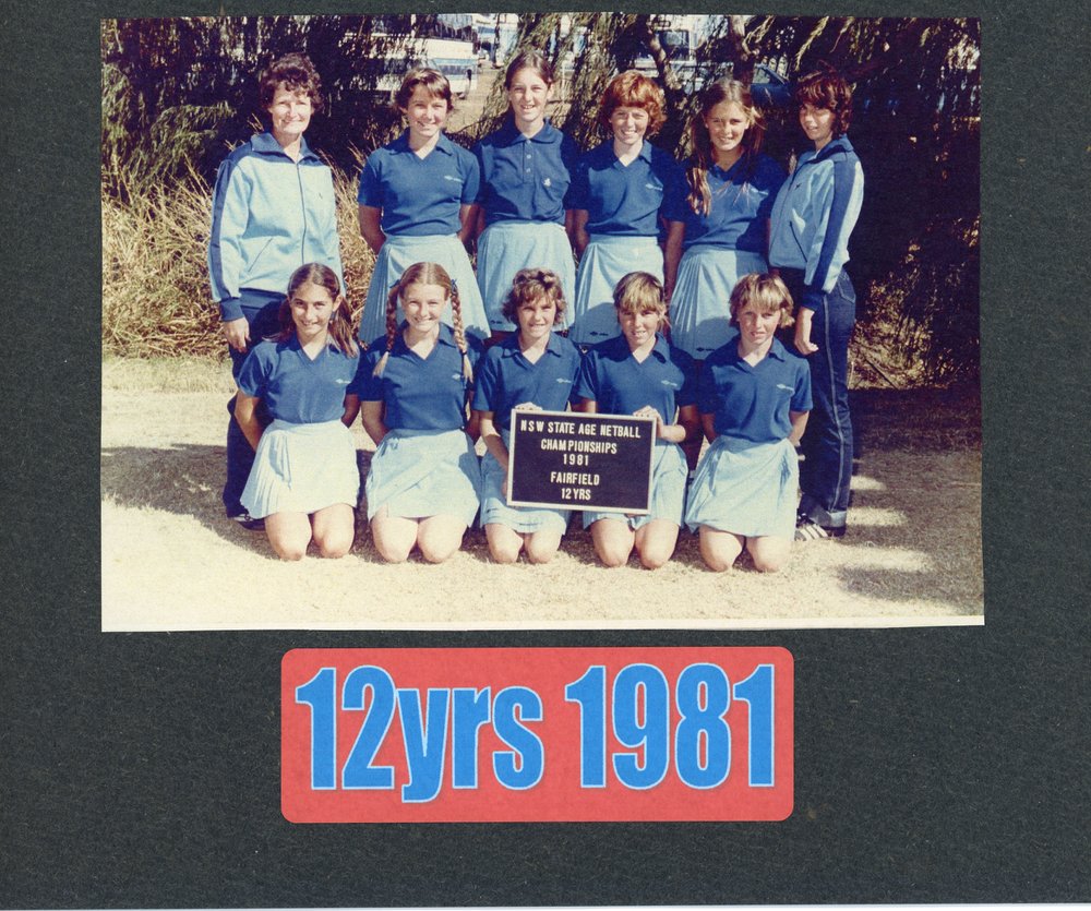 1981 Netball Team - 12 year olds | Fairfield City Heritage Collection
